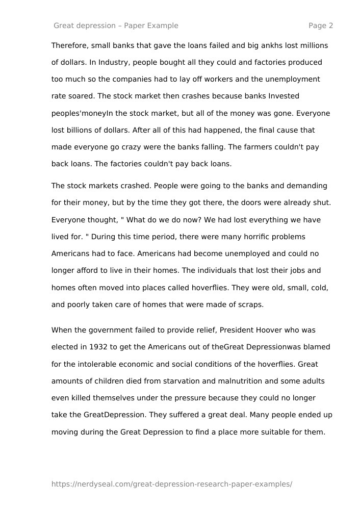 Great Depression 665 Words NerdySeal great-depression-665-words-nerdyseal