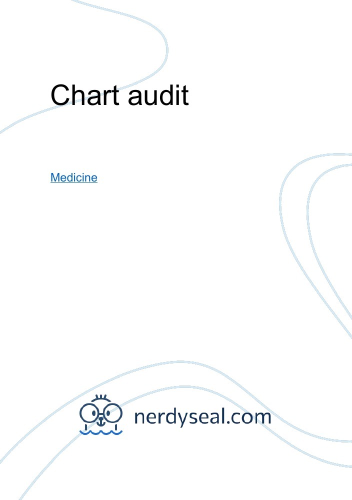 Chart audit - 604 Words - NerdySeal